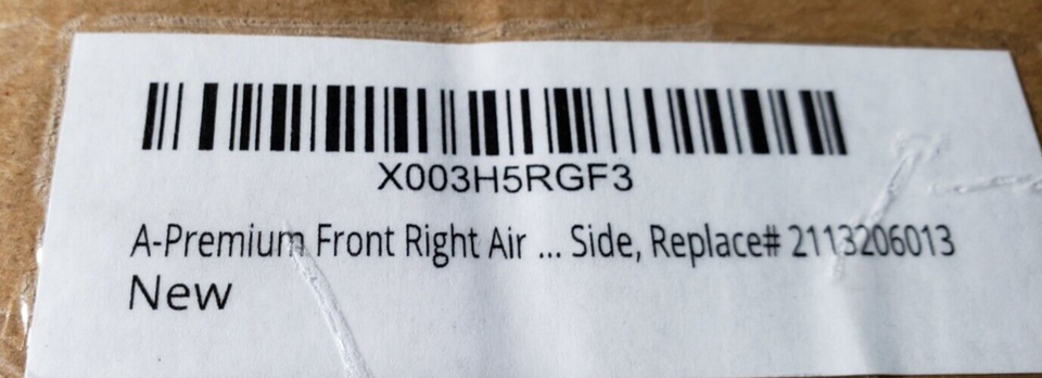 Front Right Air Suspension Strut Assembly 2113206013 | eBay