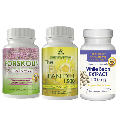 Lemon Lean Forskolin Extract White Kidney Bean Weight Loss Fat Burn ...