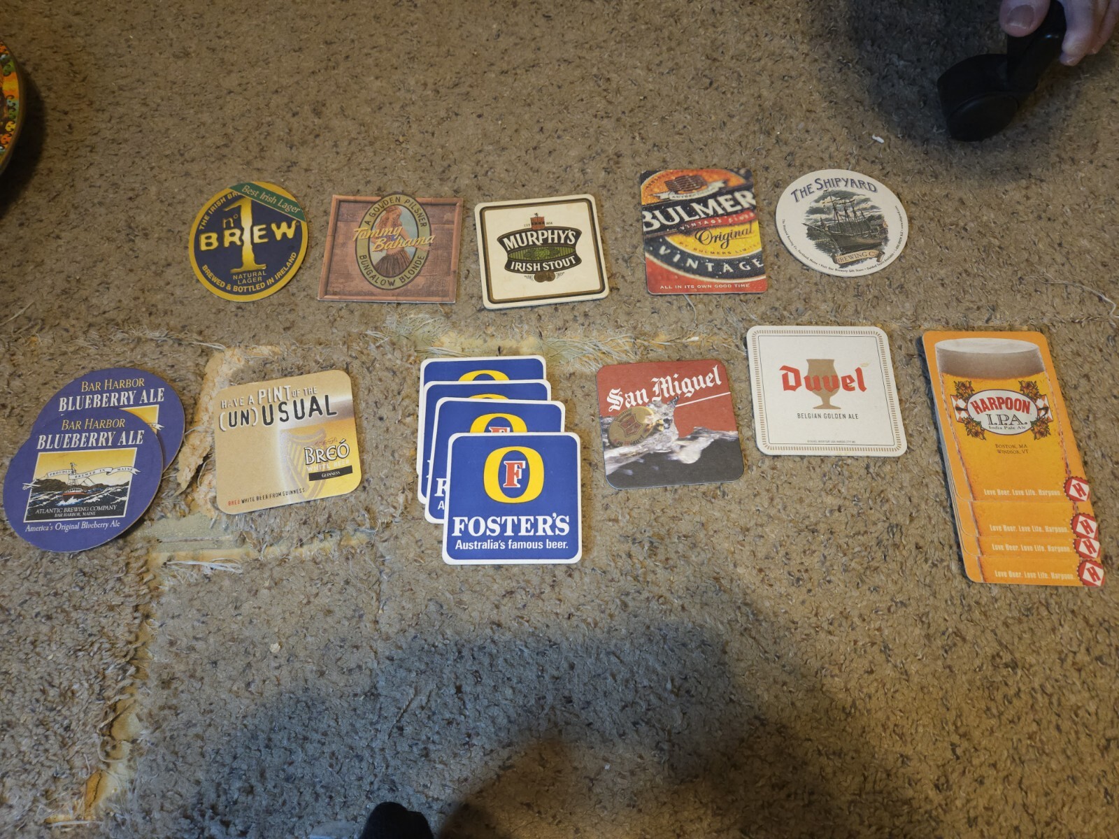 Lot of Craft Beer Brewery Coasters 11 Different Beers, 18 Total. | eBay