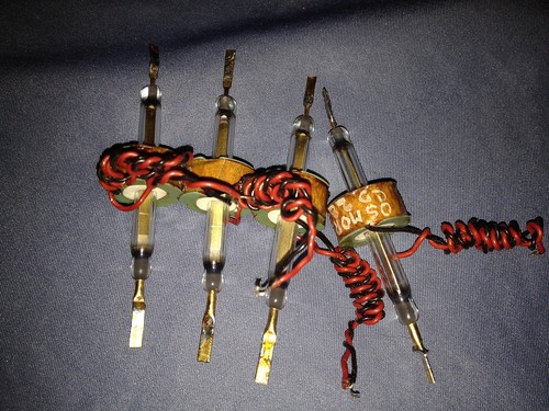 Lot of 4 Vintage Used Osmor CD2832 w/Wiring - Glass Reed Relay? - VGC ...