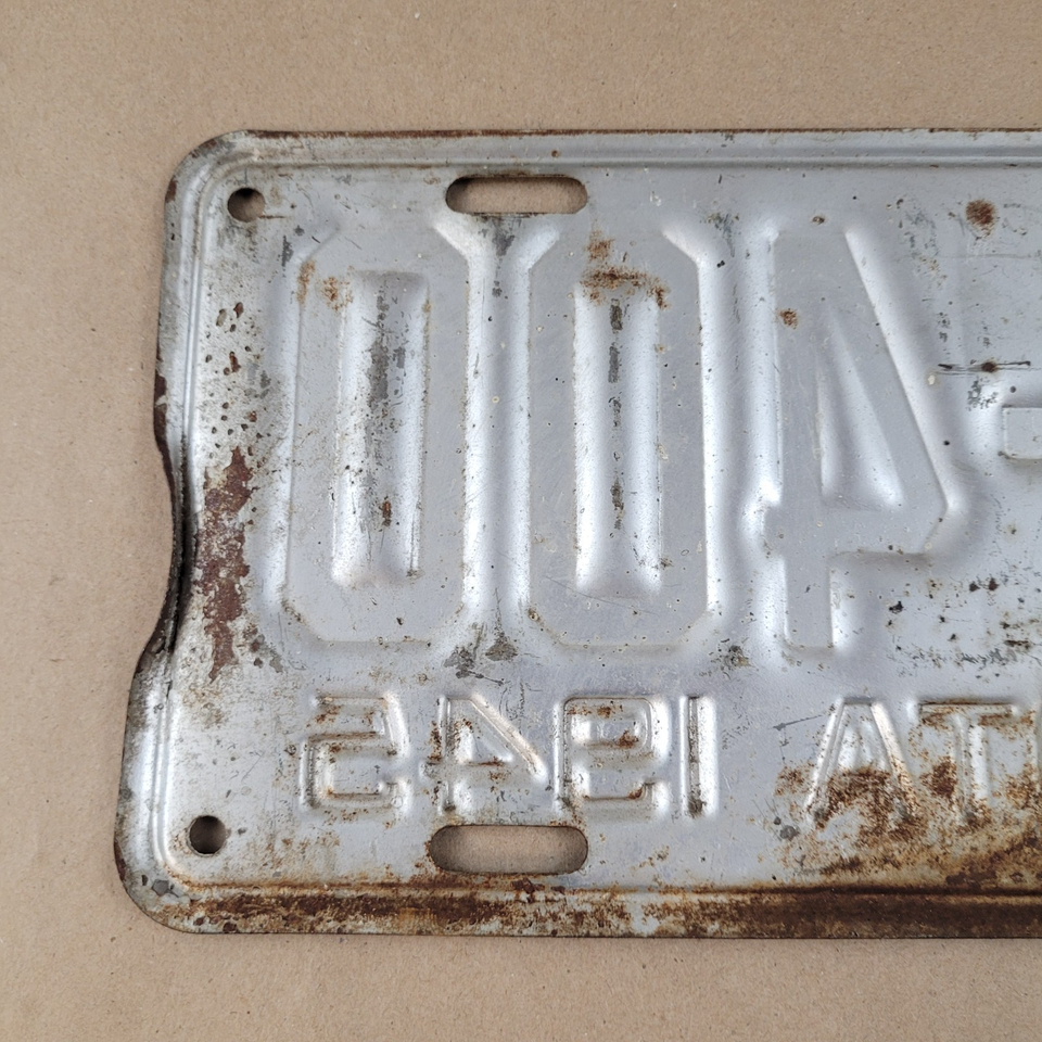 1945 Minnesota MN License Plate Original Paint 12"x 5.5" 333-400 ...