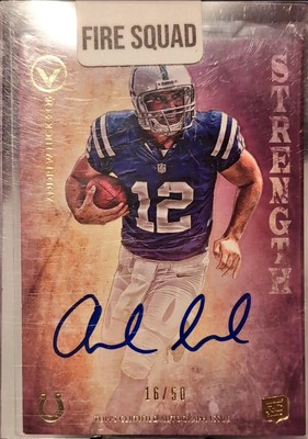 Andrew Luck Topps Certified Autograph Issue /50 | eBay