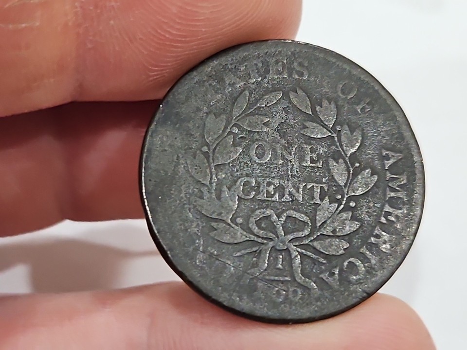 1801 USA Large One Cent Coin United States 1 Large Cent Penny Draped ...