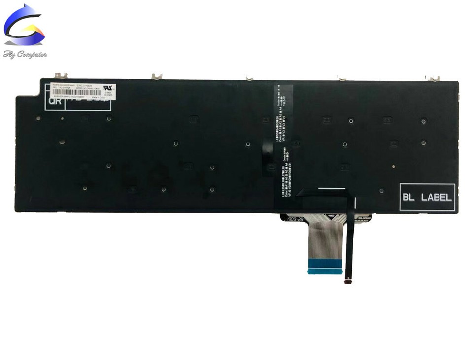 100% New Laptop Keyboard For Dell Precision 7550 7750 Keyboard Backlit ...