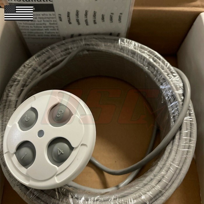 Aqualink RS 7441 Jandy/Zodiac 4 function white 4 button Spa Side Remote 100ft | eBay