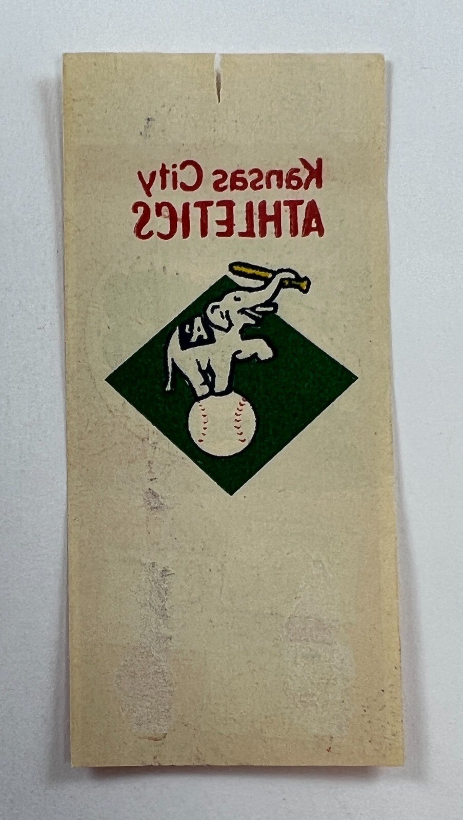 1964 Topps Baseball Photo Tatoo Tattoos Kansas City Athletics 127E-04 ...