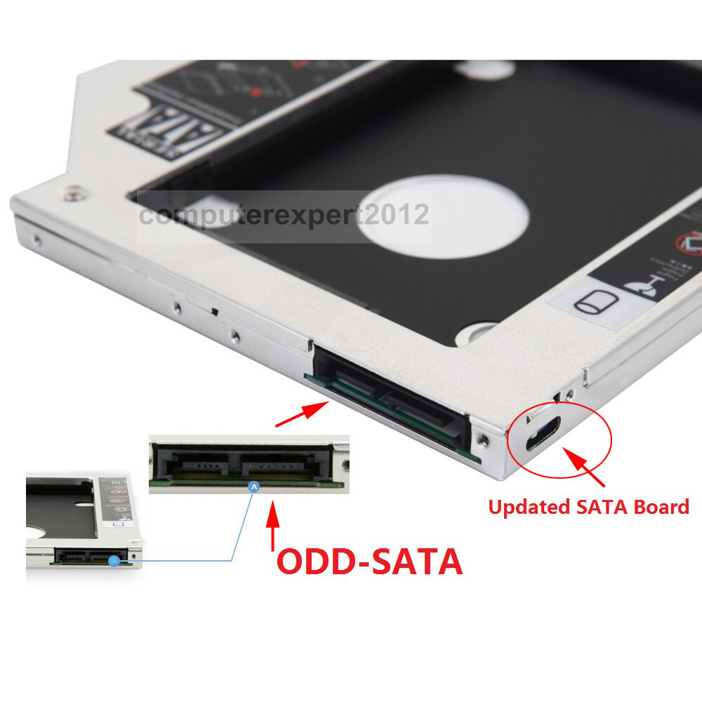 2nd Hard Drive HDD SSD Caddy Tray for Asus UL50A R505CB R551L K550JD ...
