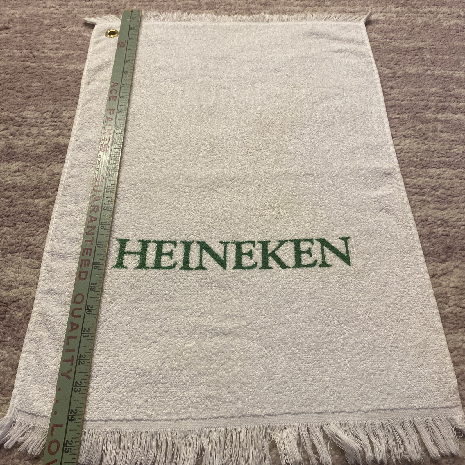 HEINEKEN Beer Golf Towel Bowling Hand | Grelly USA