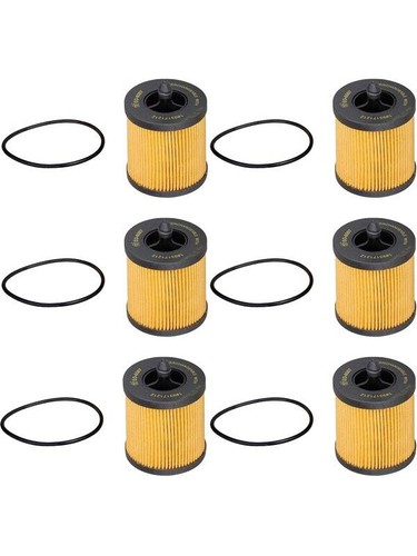 6 x Sakura Ecological Oil Filter EO-6507 fits Saab 9-3 2.0 YS3D Turbo ...