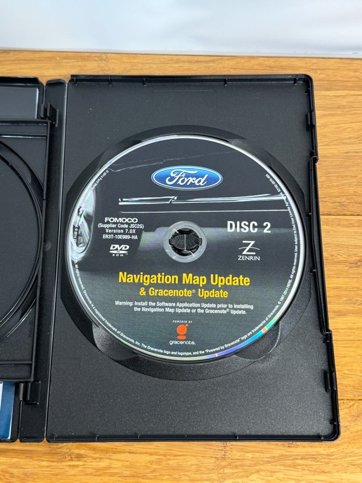 2014 Ford Navigation Map Update North America & Gracenote Version 7.0X ...