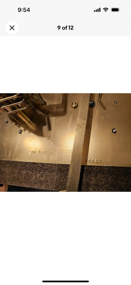 Howard Miller Triple Chime Grandfather Clock Moon Phase Dial Movement ...