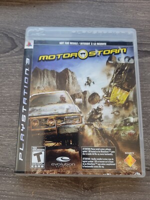 MOTORSTORM PLAYSTATION 3 VIDEO GAME FULL BOX AND INSTRUCTIONS FREE ...