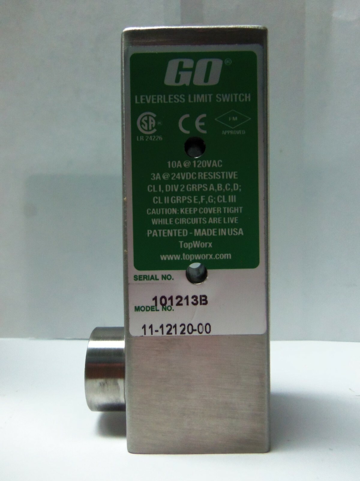 New Topworx Go Switch 11-12120-00 Leverless Limit Switch NIB | eBay