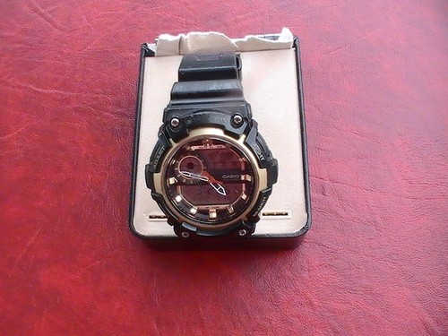 Casio 5472 Mens Black Resin Analog Digital Dial Quartz Genuine Wrist ...