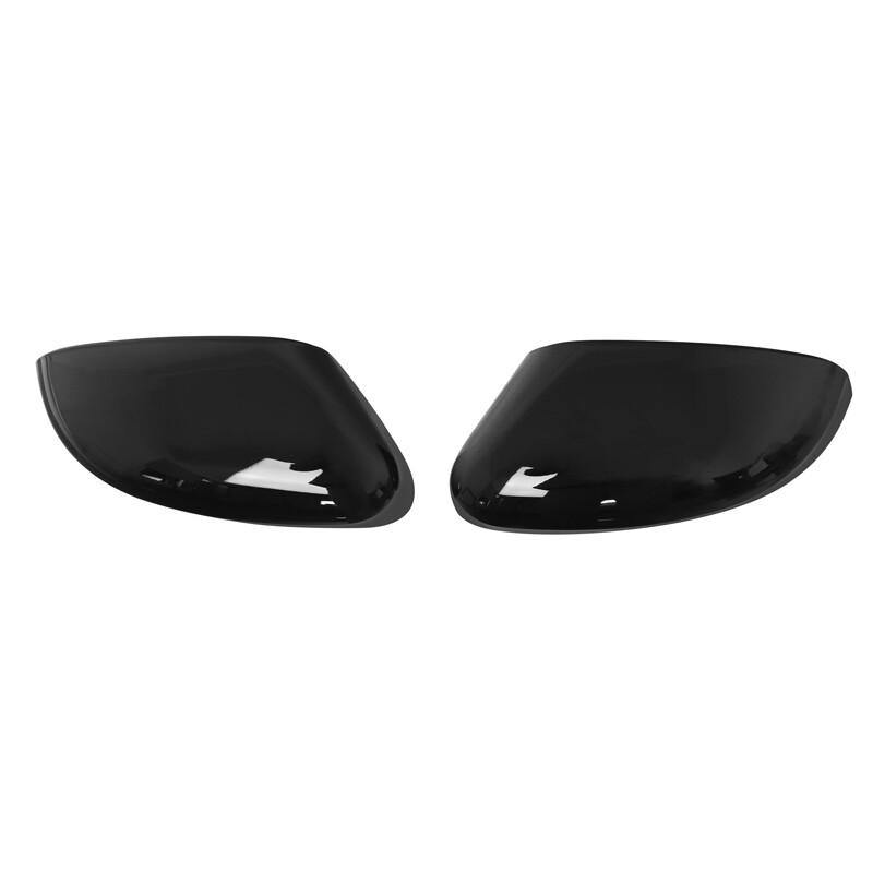 2x Gloss Black Door Wing Mirror Cover Caps Fit For Ford Focus MK3 2012 ...