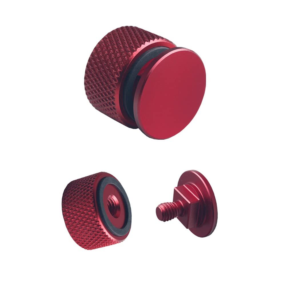 Welding Hood Helmet Fasteners Aluminum 1 Pair (Red) | eBay