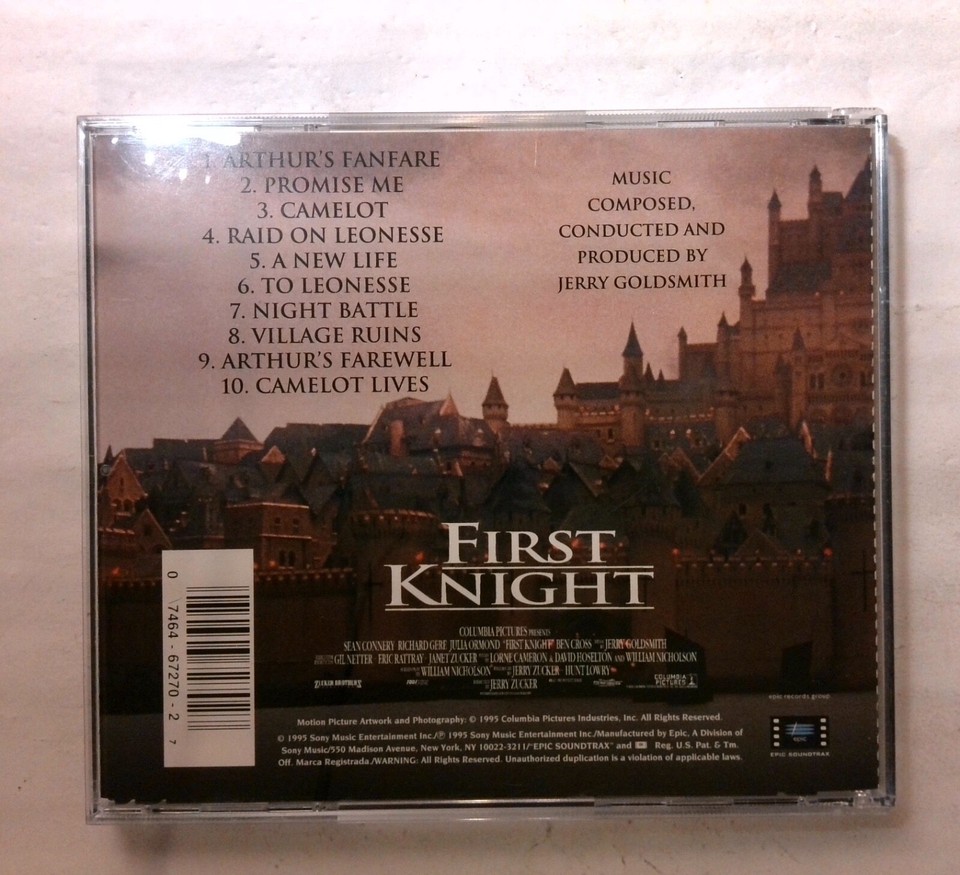 First Knight Soundtrack [USED CD] 74646727027| eBay