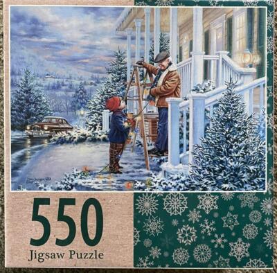 MasterPieces jigsaw puzzle; Colors of Christmas; 550 pieces; DAMAGED ...