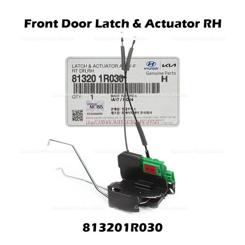 ⭐Genuine⭐ Front Door Latch & Actuator RH 813201R030 for Hyundai Accent ...