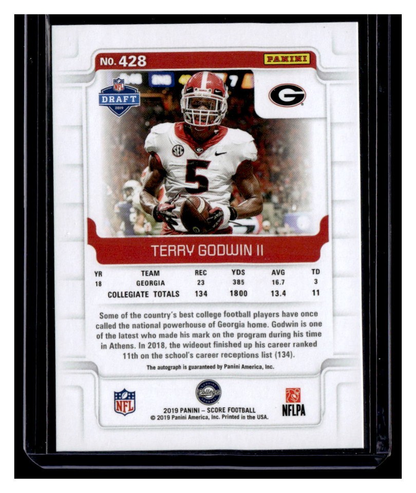 Terry Godwin II 2019 Score AUTOGRAPH ARTIST'S PROOF /35 | eBay