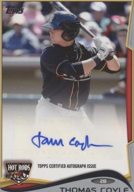 2014 Topps Pro Debut - Autographs Thomas Coyle #PDA-TC Silver /25 (AU ...