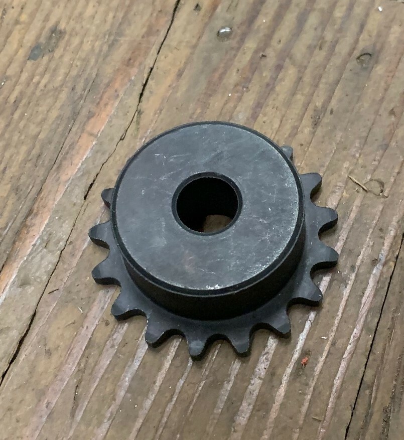 MARTIN 35B17 1/2" BORE ROLLER CHAIN SPROCKET 17 TEETH NO KEYWAY NEW IN ...