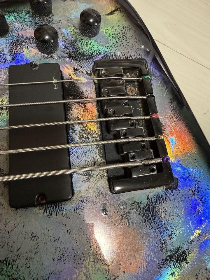 Rare Spector REX5 5 String Bass PANTERA REX Brown Signature Used | eBay