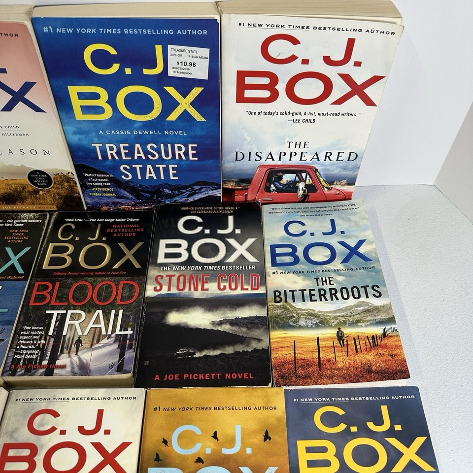 C.J. Box - Book Lot - Joe Pickett Series | eBay