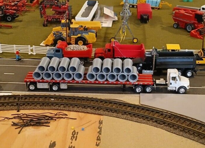 Concrete 3D printed pipe loads for 1/64 scale | eBay