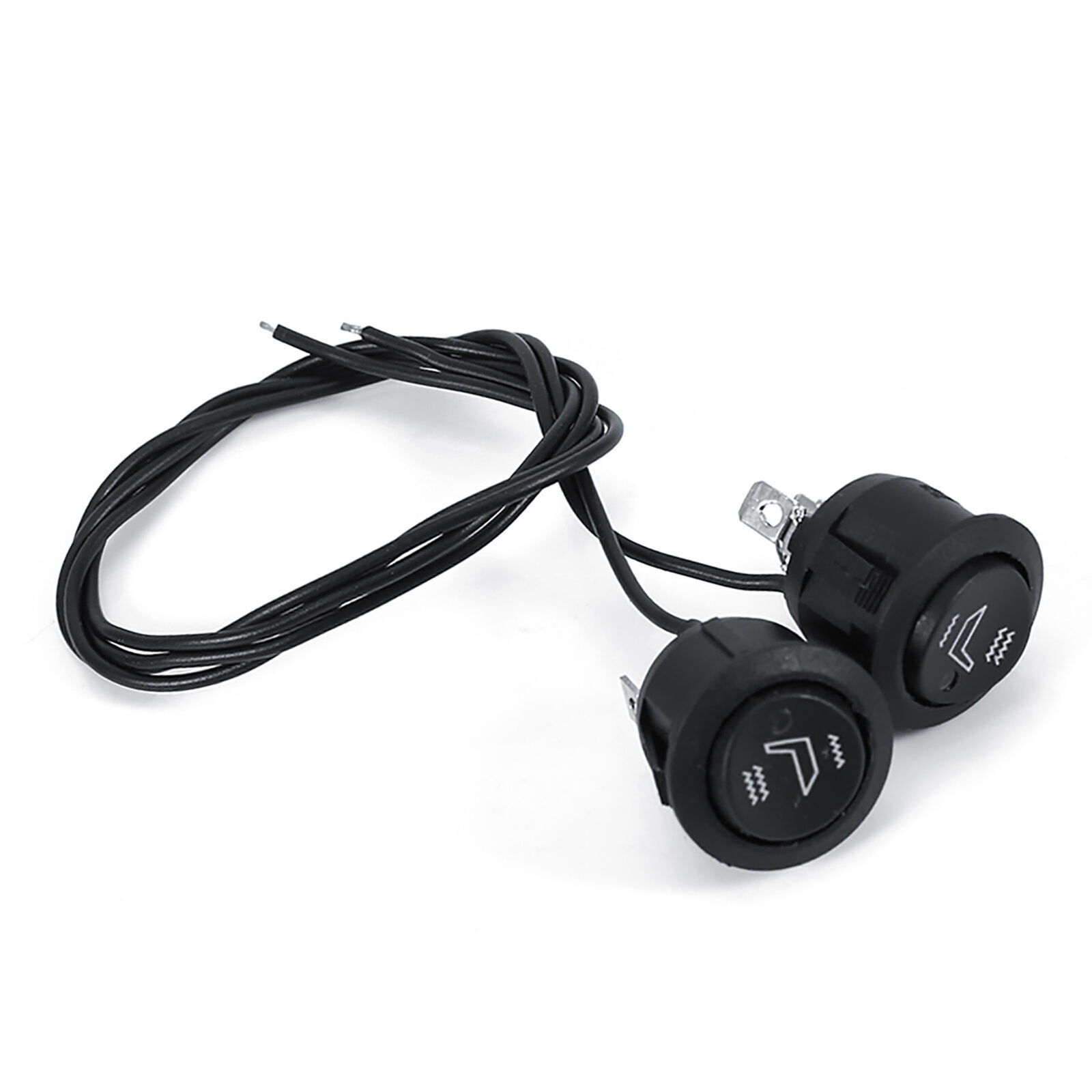 2x Car Seat Heater Switch Universal 3 Pin Round Heated Rocker Hi Low ...