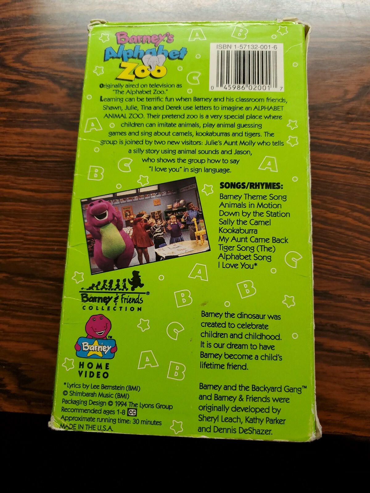 Barney - Barneys Alphabet Zoo (VHS, 1994) | Grelly USA