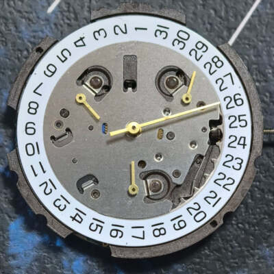 Swiss Made ETA G10.21A Quartz Movement 6 Hands Date At 4 Watch Part | eBay