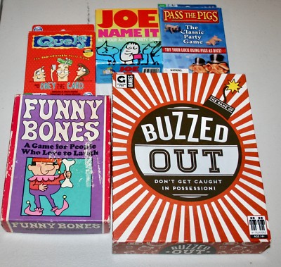 Party game lot - 5 Party type games - all are complete and very good ...