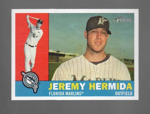 2009 Topps Heritage Jeremy Hermida Florida Marlins #269 Near Mint or ...