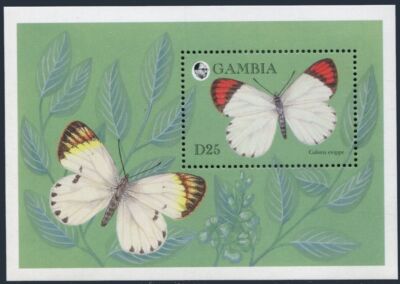 Gambia 1575,MNH.Michel Bl.235. Butterflies 1994.Colotis evippe. | eBay