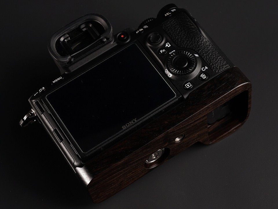 Wood Wooden Camera Grip Base Plate For Sony A7M3 A7R3 A9 Light Weight ...