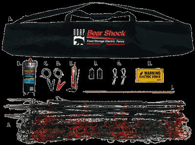 UDAP Bear Shock Food Storage Electric Fence | eBay