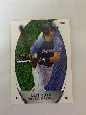 Ben Ruta 2018 Trenton Thunder Team Card | eBay
