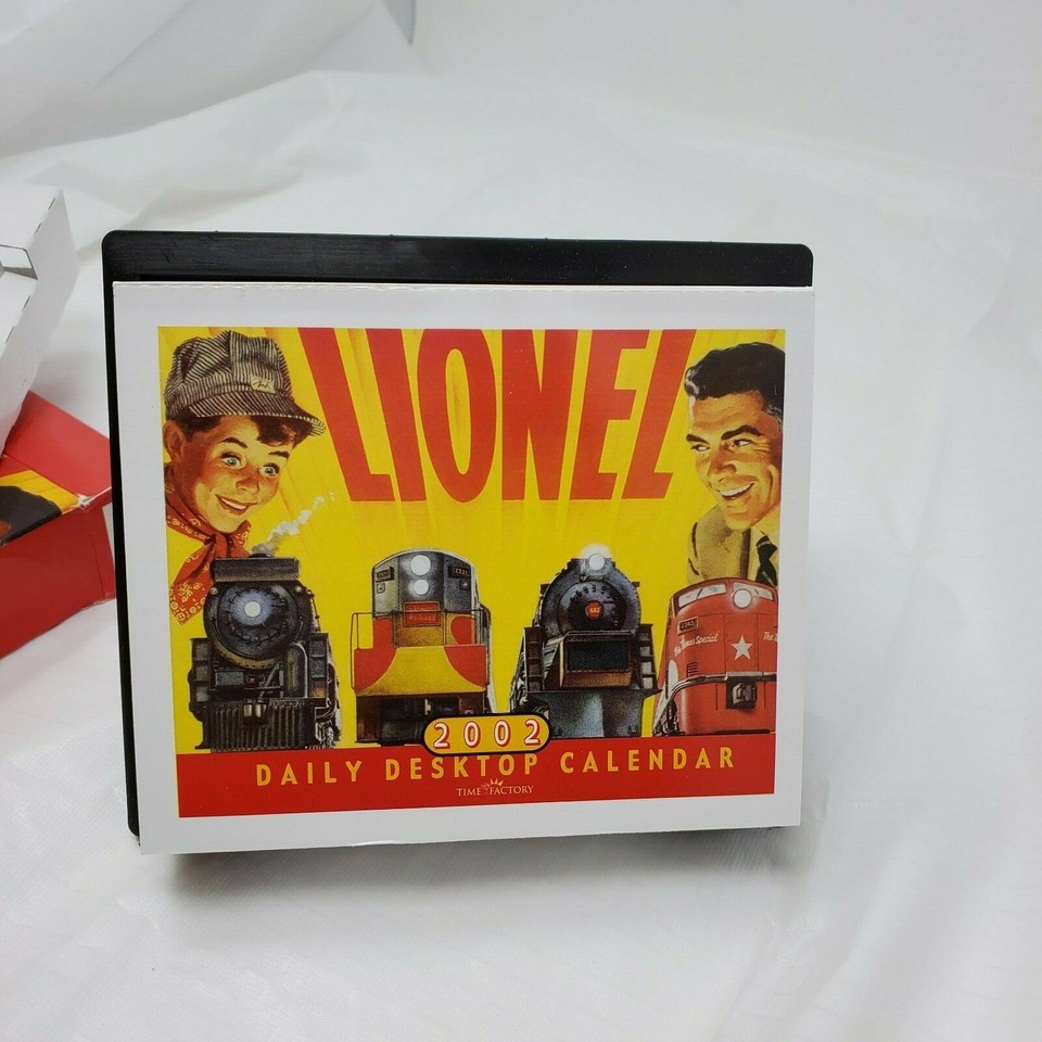 Time Factory Lionel Trains 2002 Daily Desk Top Calendar | eBay