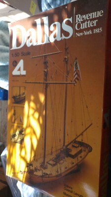 Model Boat Ship Dallas Revenue Cutter New York 1815 Artesania Latina 1: ...