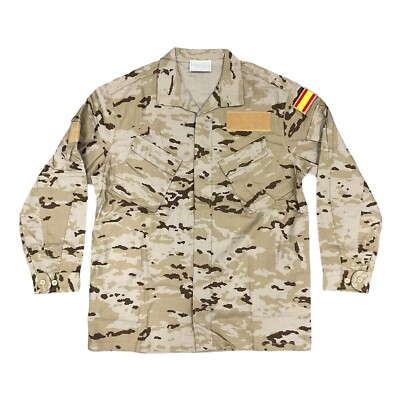 Genuine Spanish Army M09 Desert Combat Shirt Lightweight Jacket Urban ...