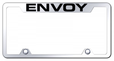 GMC Envoy Mirrored Steel Truck Cut-Out License Plate Frame Official ...