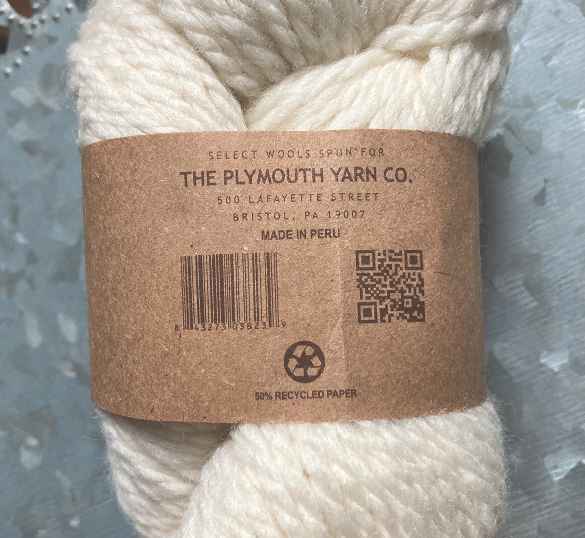 NWT - PLYMOUTH YARN - Peruvian Wool "Homestead", Natural #1, multiple ...