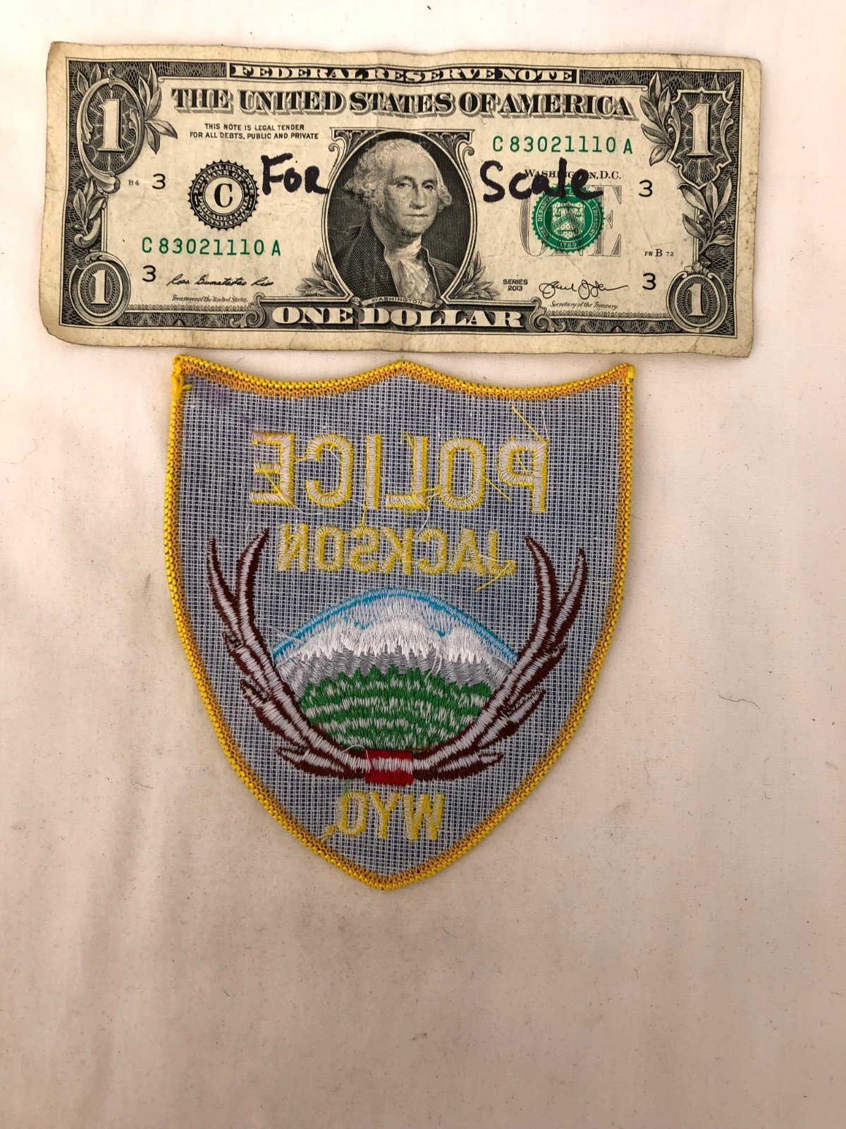 Police Jackson Wyoming Patch New un-sewn State of Wyoming Police ...