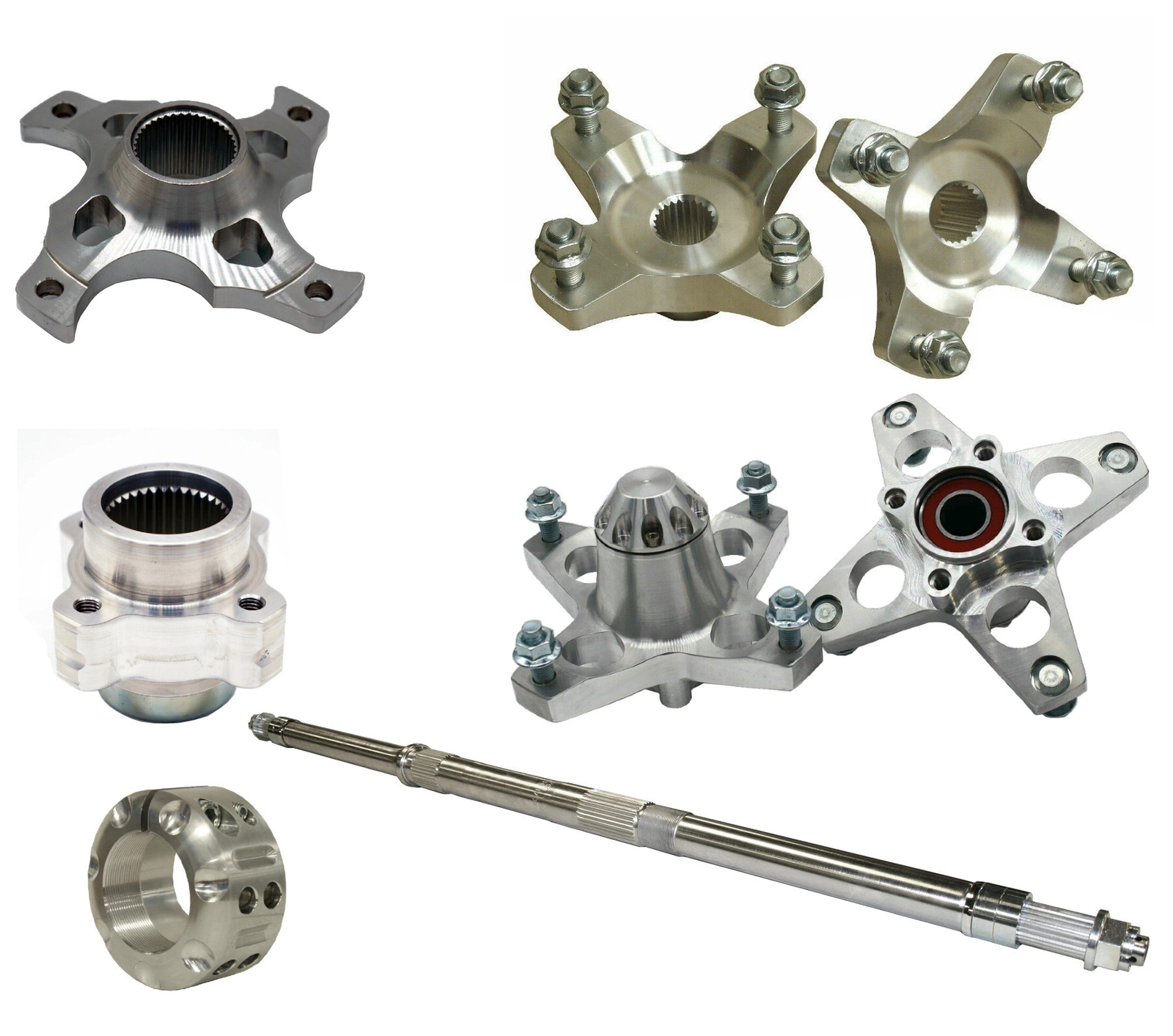 Lonestar Racing Rear Axle Brake Hub Sprocket Hub Lock Front Rear Hubs ...