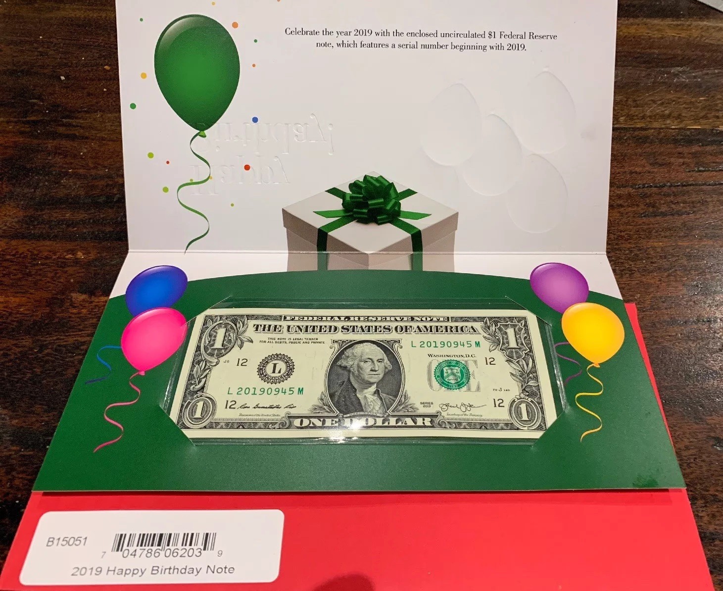 2019 $1 Happy Birthday Currency Note / Bill Set | eBay