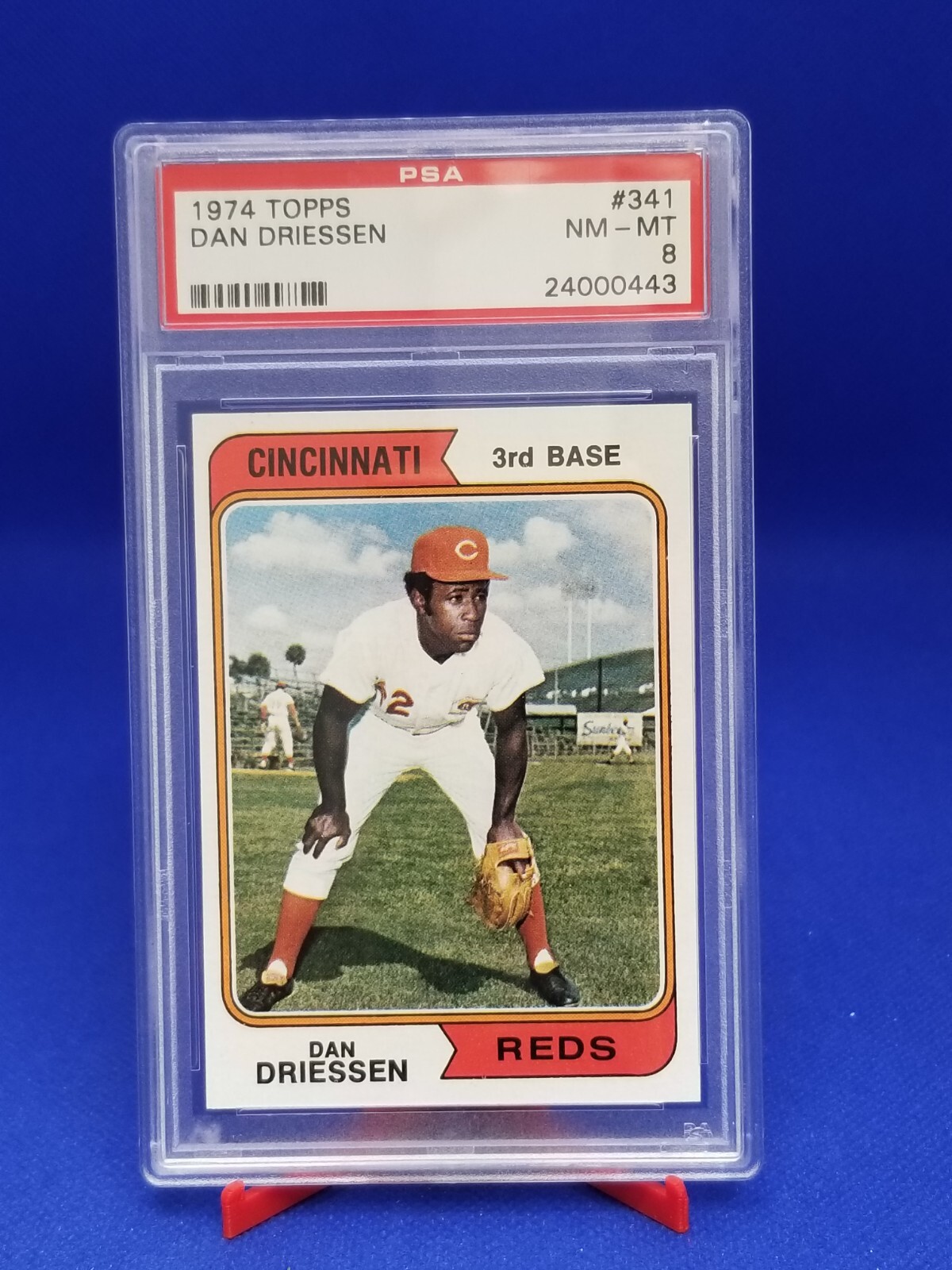 DAN DRIESSEN 1974 TOPPS #341 PSA 8 NM-MT | eBay