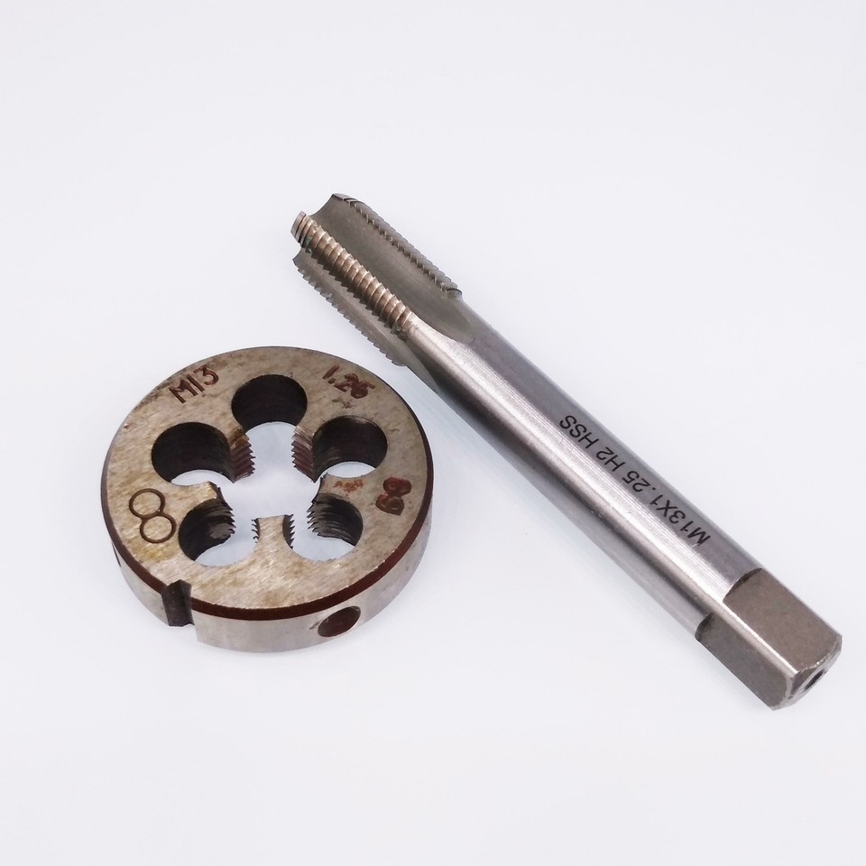 HSS M13 x 1.25mm Tap & M13 x 1.25mm Die Metric Thread Right Hand | eBay