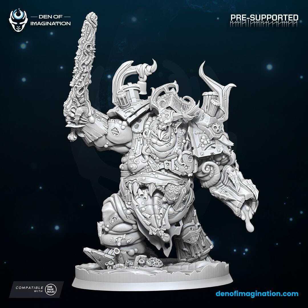 Plague Father - Chaos | Den of Imagination | Grimdark Compatible - Nerd3DForge | eBay