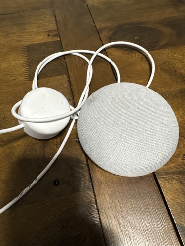 Google Nest Mini 2nd Generation H2C Smart Home Speaker W/ Cord Chalk ...